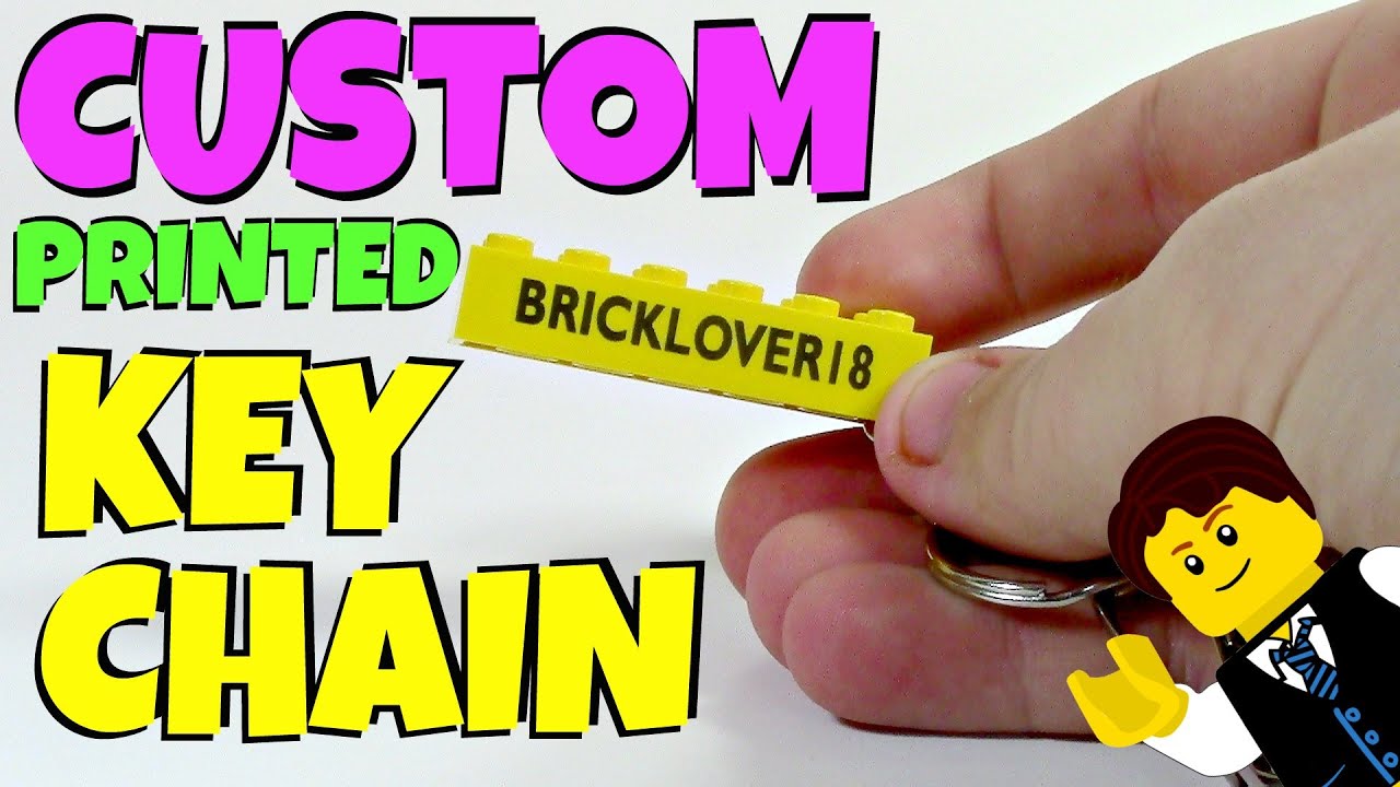 CUSTOM PRINTED LEGO KEYCHAIN!! - YouTube
