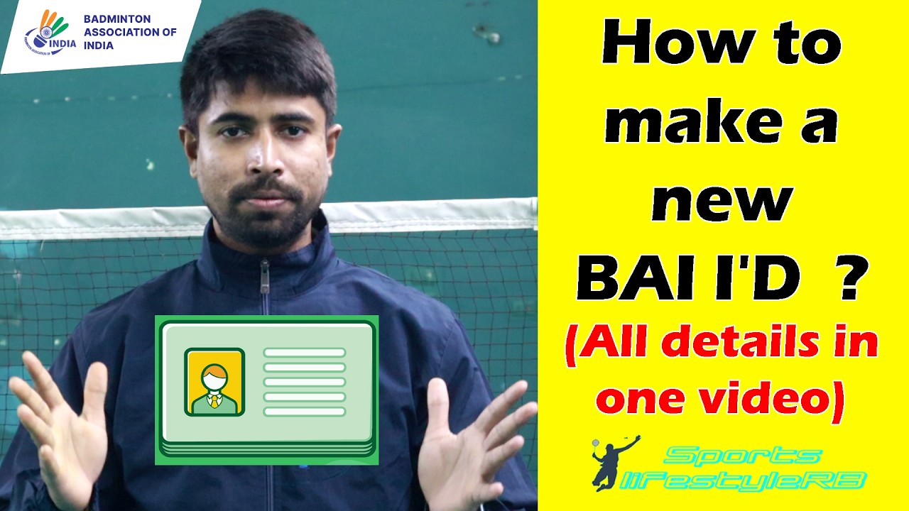 How to make a new BAI ID ? New rules of BAI ! Must watch #badminton ...