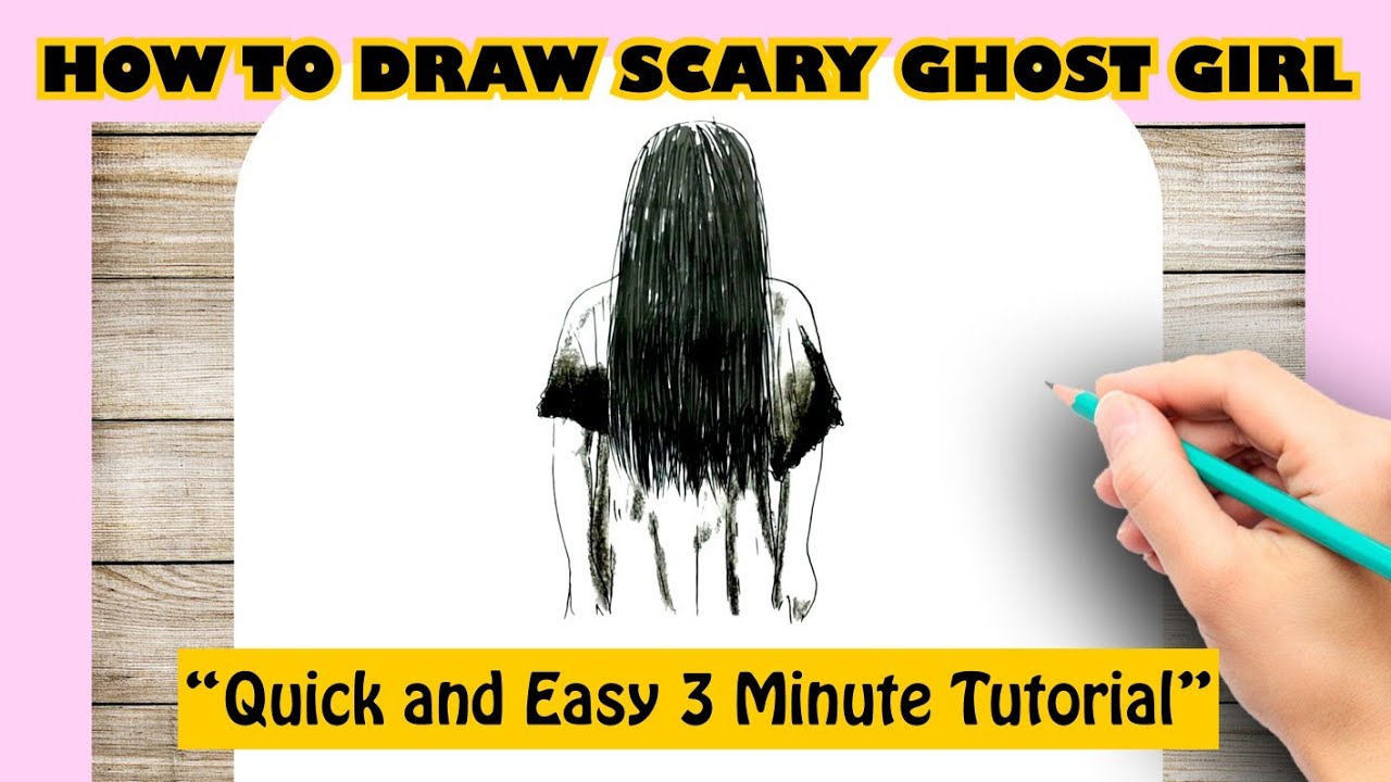 Creepy Ghost Drawing