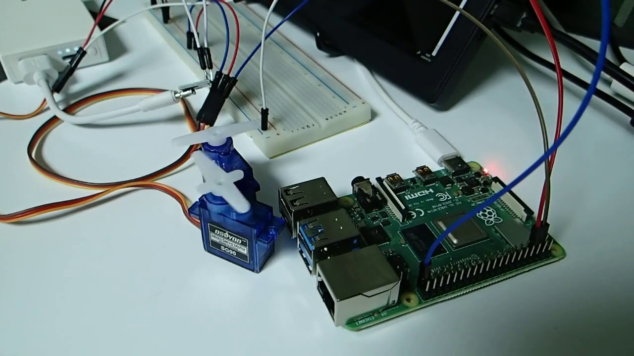 Raspi Connect ServoMoter x2 s - YouTube
