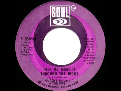 1972 HITS ARCHIVE: Help Me Make It Through The Night - Gladys Knight ...