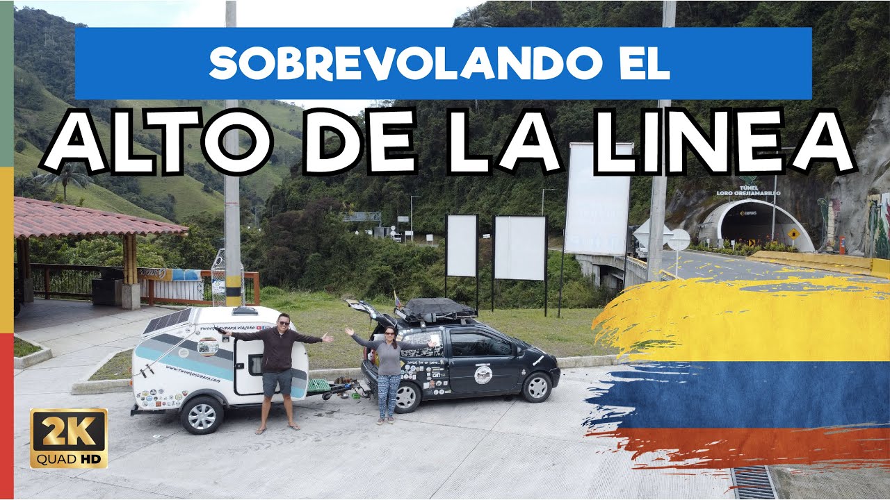 🇨🇴 COLOMBIA Vista Aérea Ruta 40 Alto de La Linea TOLIMA - QUINDIO, 2k ...