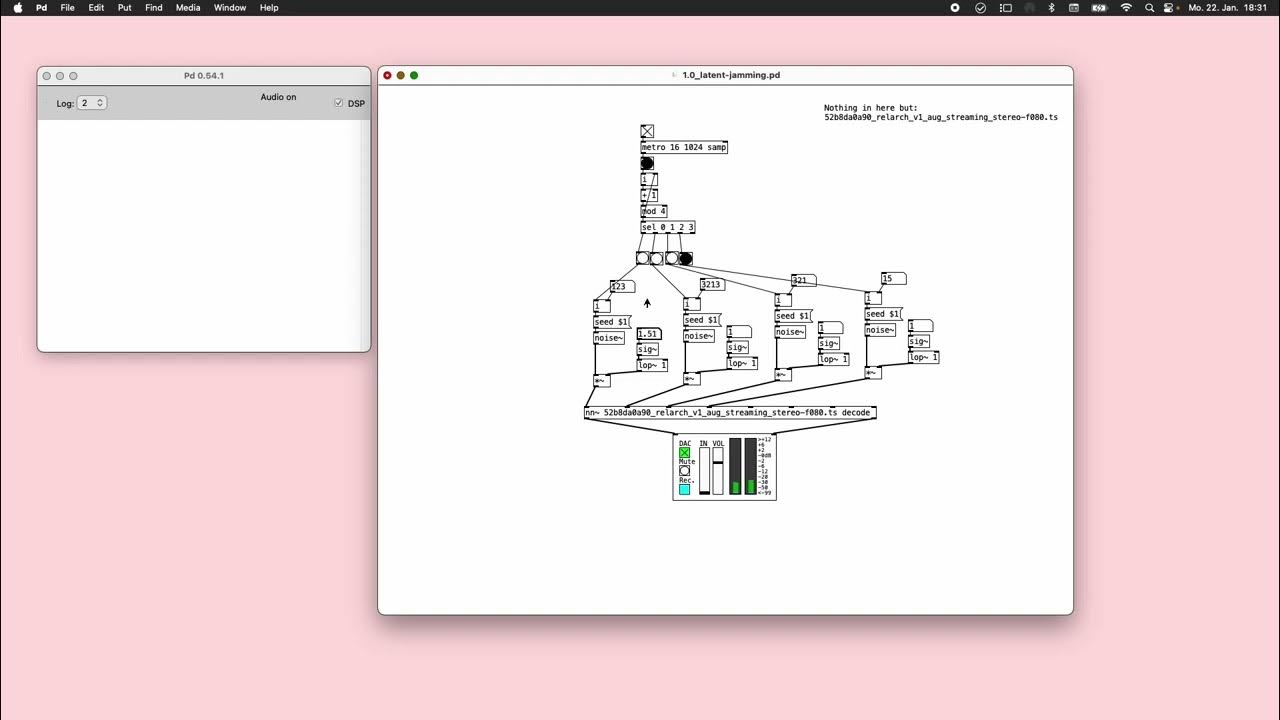 Latent Jamming with RAVE: Neural audio realtime intervention in latent space using nn~ in Pure ...