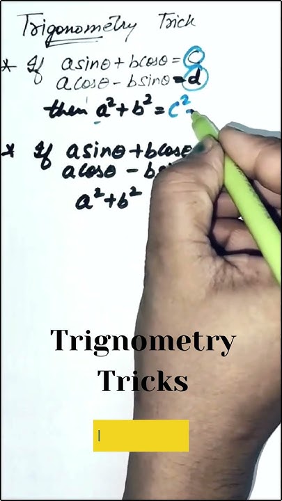 Trick to learn Trigonometry Values | trigonometry tricks | trigonometry ...