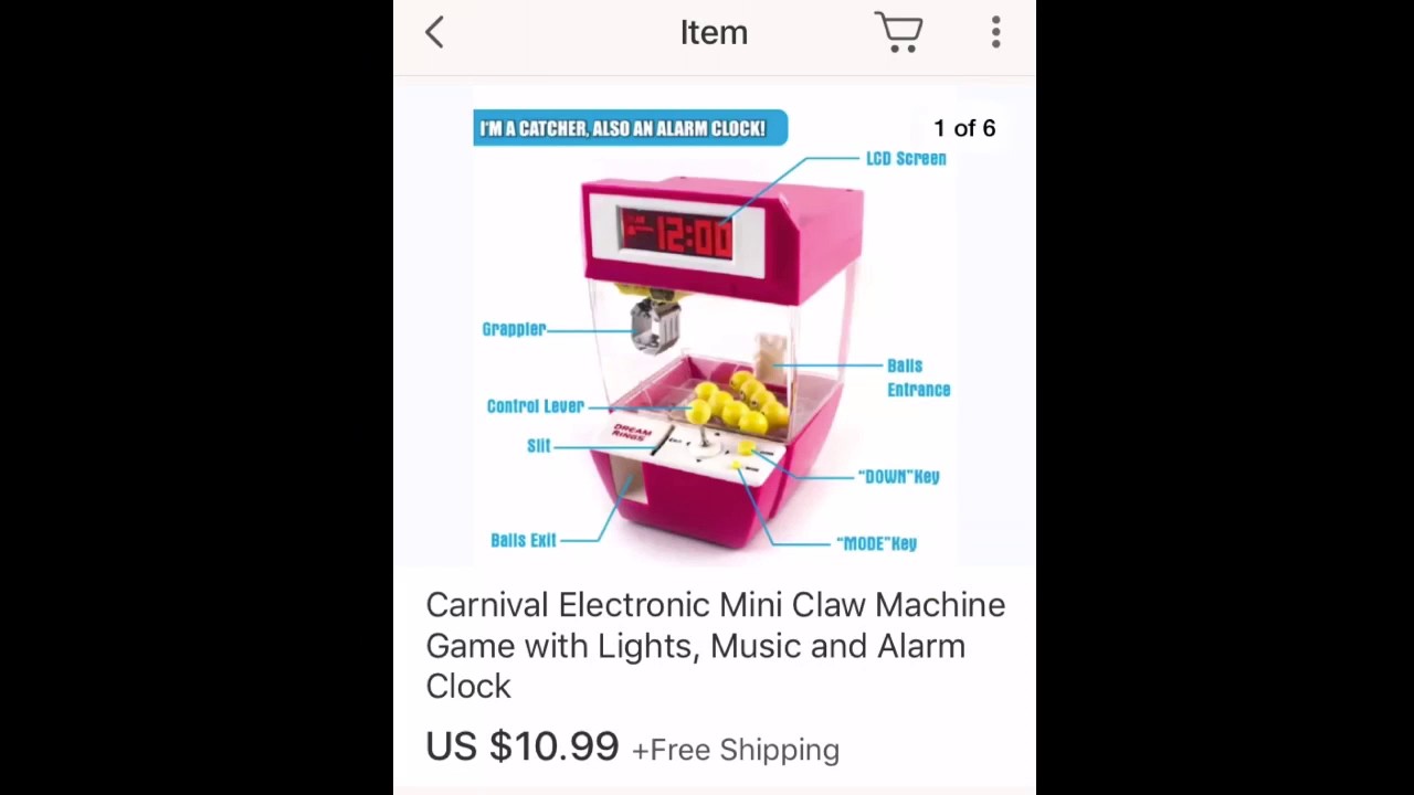 eBay Mini Claw Machine - YouTube