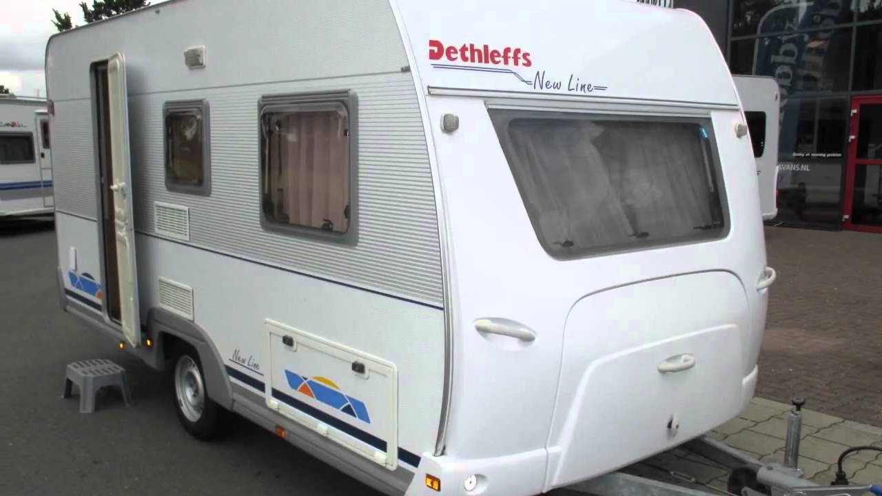 Caravan te koop: DETHLEFFS NEW LINE 440 DB - YouTube