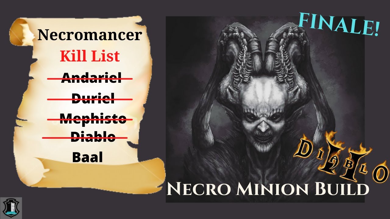 Diablo 2 Necromancer Minion Build Baal Final Fight, Throne of Baal ...