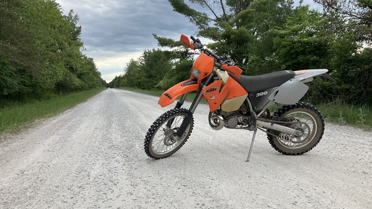 KTM 300exc Alcona Michigan ORV dusty trail ride. GoPro Hero 8 black ...