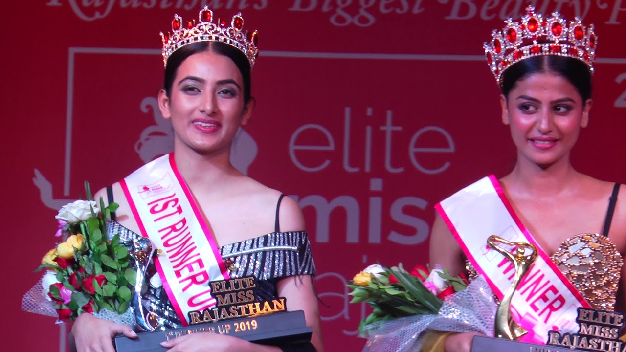 Elite Miss Rajasthan Winner 2019 - YouTube
