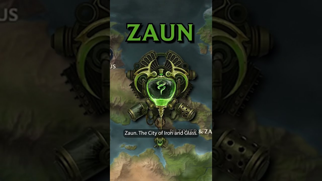 Zaun in ONE MINUTE! Piltover’s opposite! Bite-sized Arcane/League of ...
