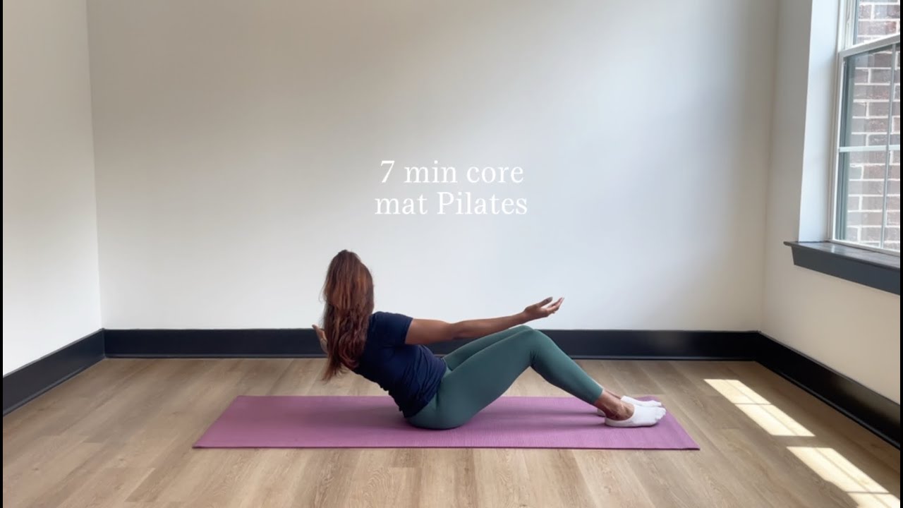 7 min core || Mat Pilates - YouTube