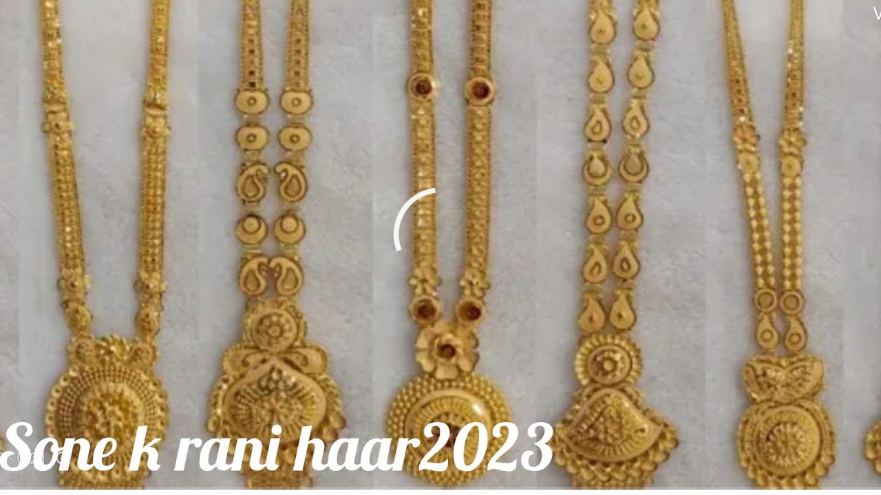sone ka Rani haar new design 2023 ashmeera designing ideas - YouTube