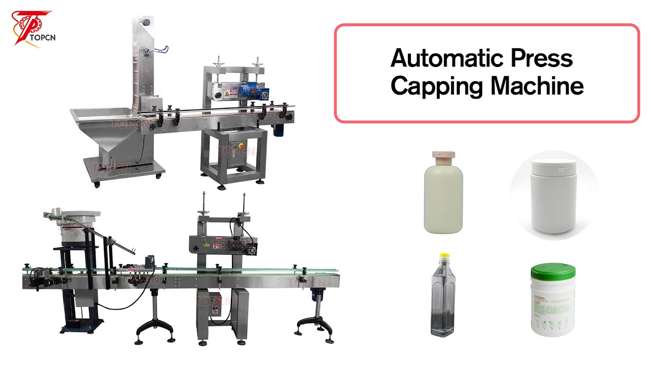 Automatic Fish Oil Cap Press Capper Capping Machine - YouTube