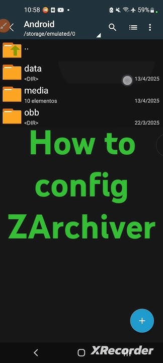 How to FIX ZArchiver UNABLE to ACCESS ANDROID/DATA - NO ROOT (Android 12) - YouTube