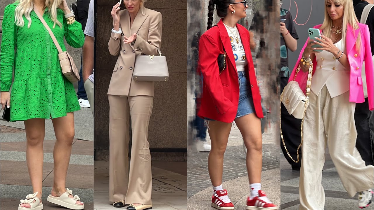 MILAN'S SUMMER 2024 STREET FASHION | ITALIAN ELEGANT OUTFITS LOOK - YouTube