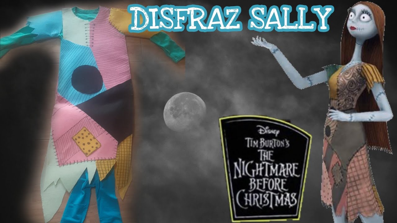 DISFRAZ SALLY 2022 🎃 | Hacer traje niña Halloween 2022 | Nightmare ...