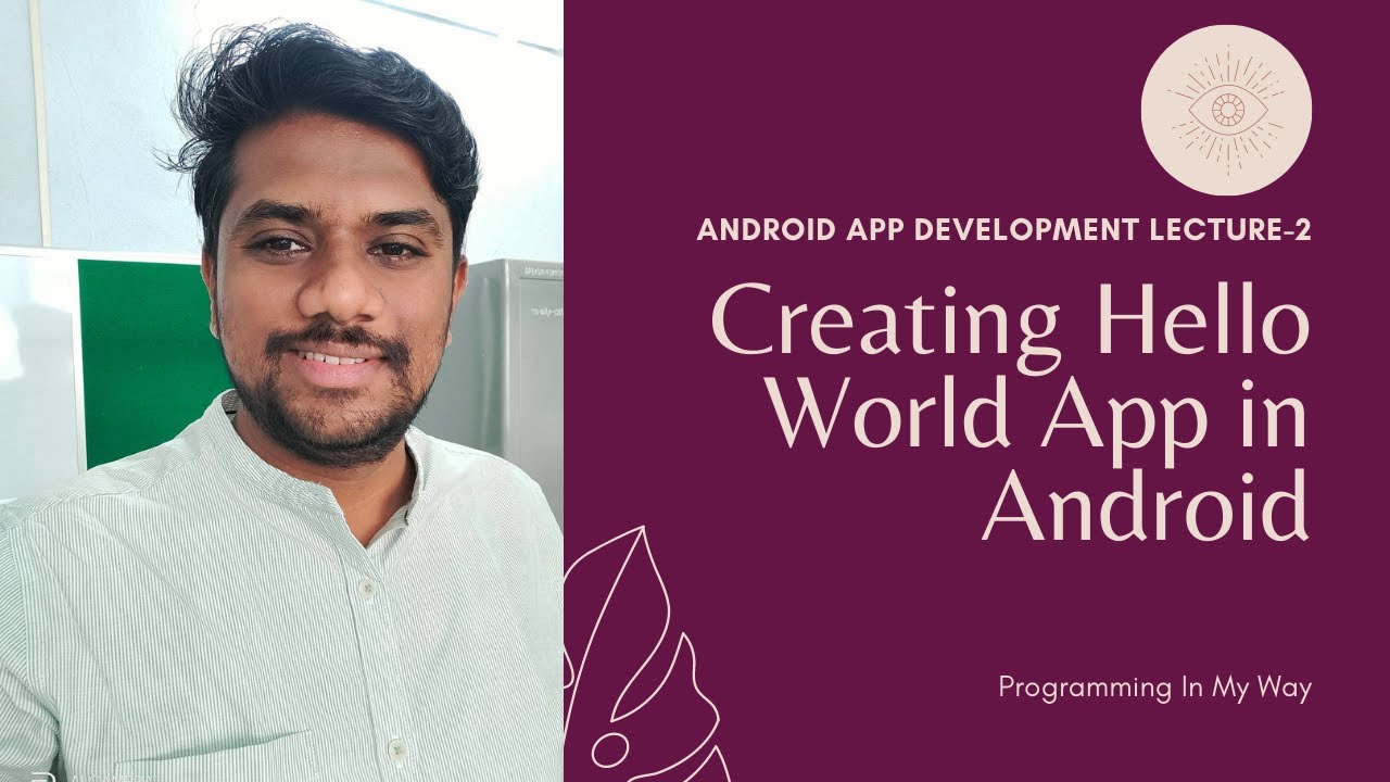 2 Creating First Hello World Android App Android Tutorials Youtube 0025