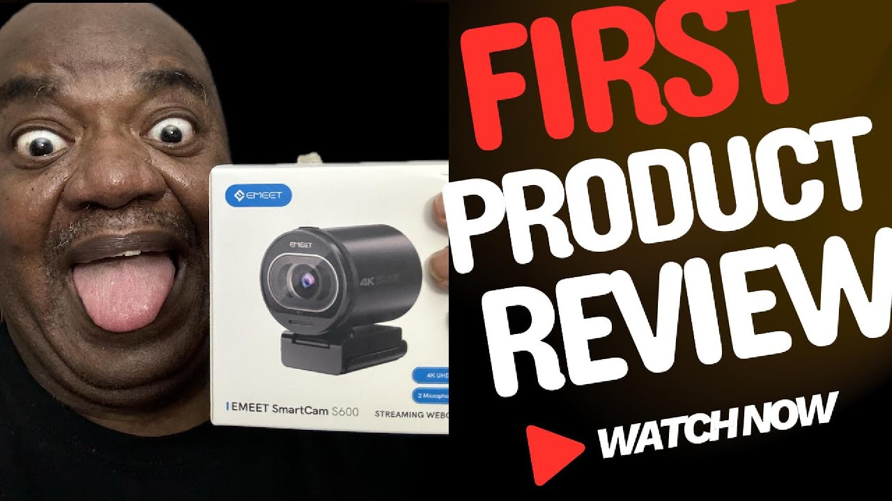 Emeet S600 4K streaming webcam review!! - YouTube