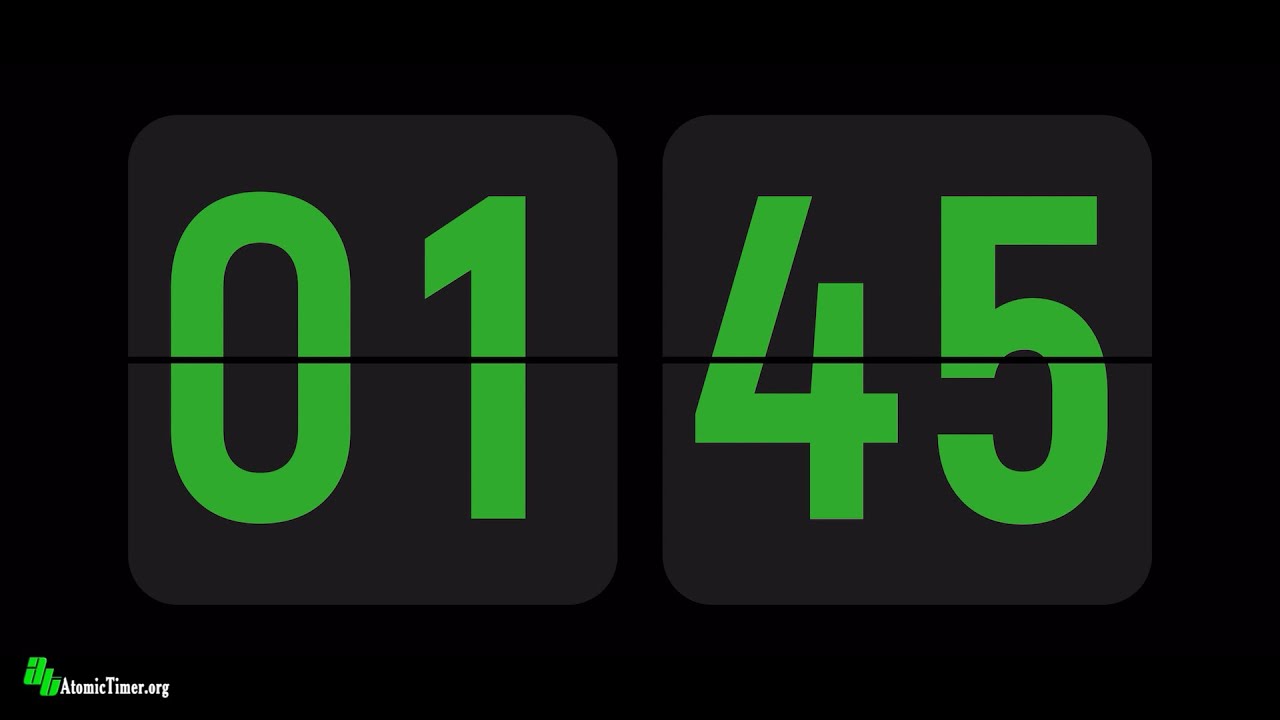 1 Minute 45 Second Timer Countdown Timer Precise Flip Timer