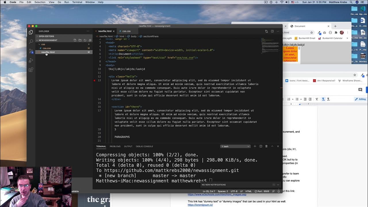 CSS Week 2 Assignment - YouTube