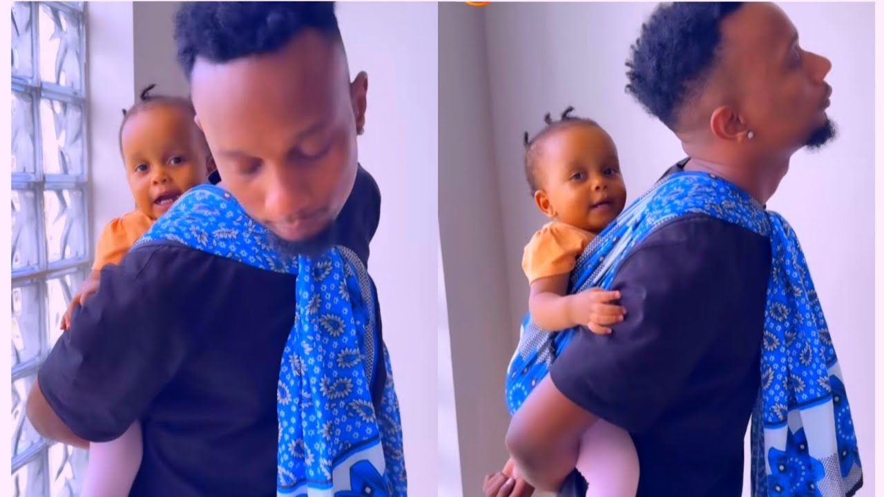 billnass and nandy chilling out with daughter - YouTube