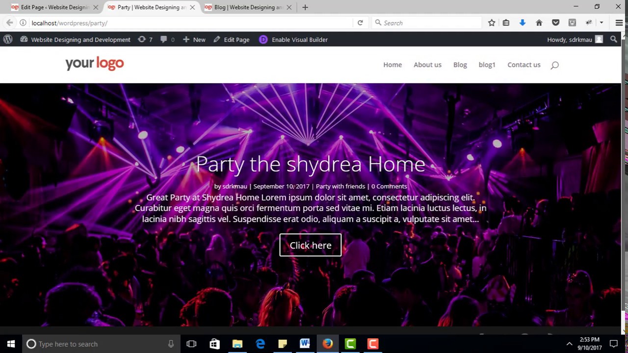 Website Design Templates Tutorial - Blog 1 - YouTube