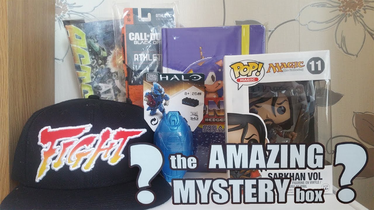 The Amazing Mystery Box - Adults Gaming Box Unboxing - YouTube