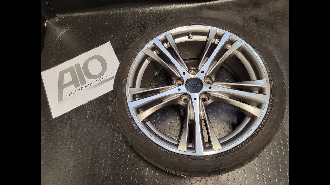 Felgenfarbe Grau BMW Styling 407 Alufelge 6857565 6857566 3er F30 F31 ...