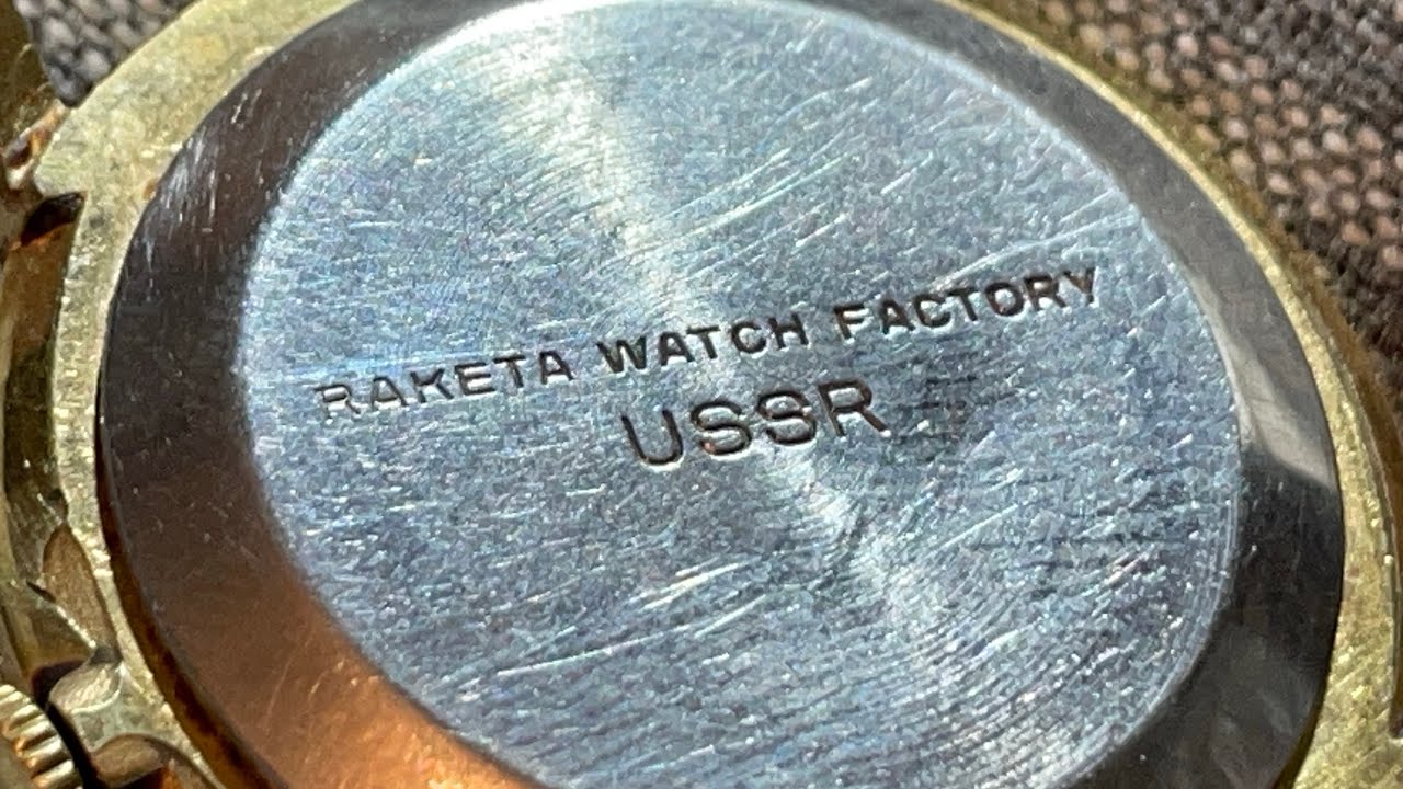 Часы 3в1 raketa watch factory USSR - YouTube