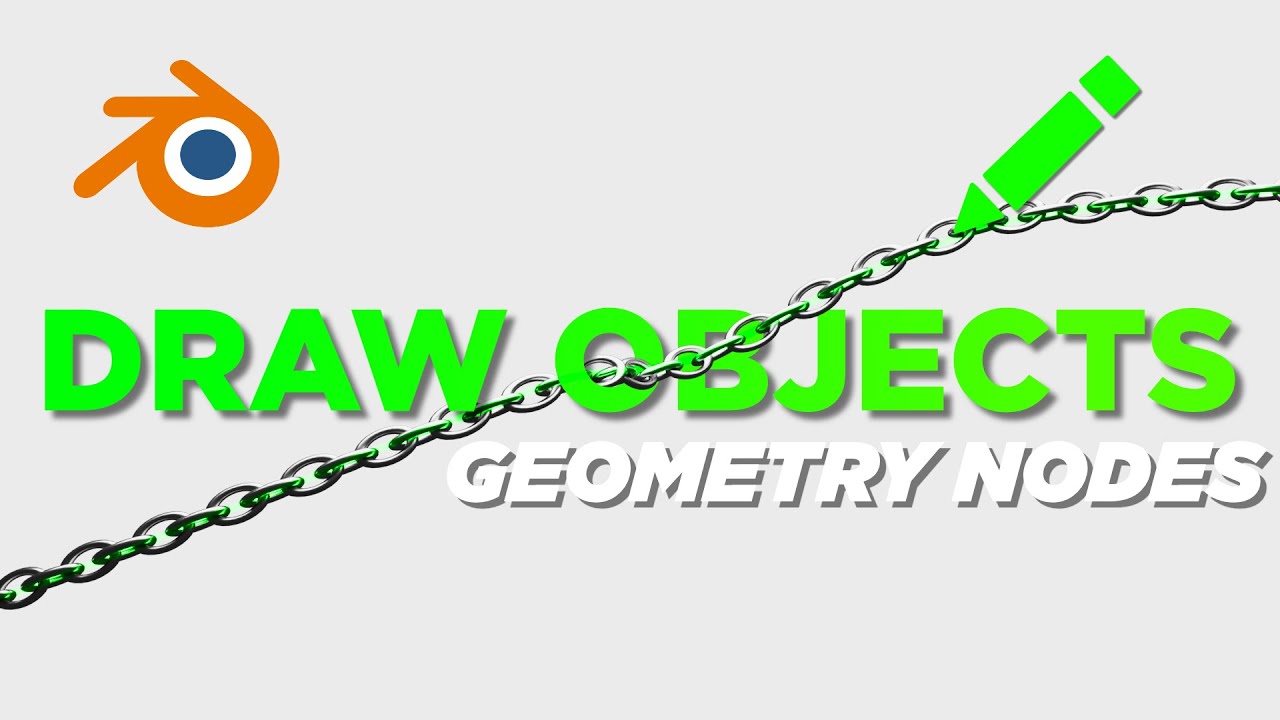 DRAW OBJECTS with GEOMETRY NODES in Blender - YouTube