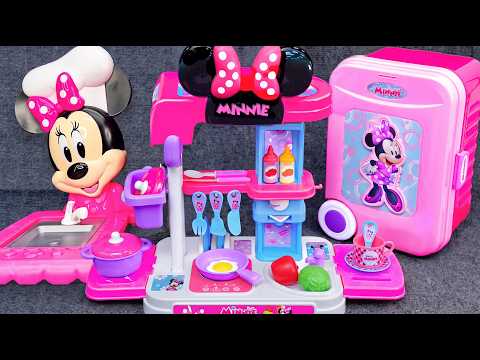 60 Minutes Satisfying with Unboxing Disney Minnie Mouse Kitchen Toys Playset ASMR | Tina Review Toys