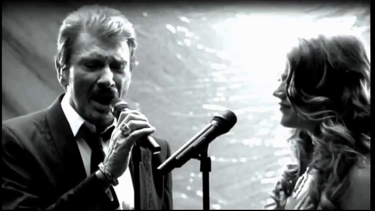 Johnny Hallyday & Joss Stone Unchained Melody Clip 2008 - YouTube