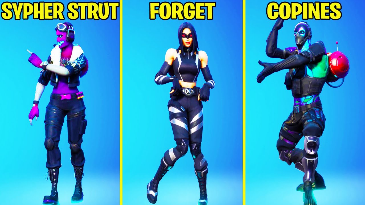 Legendary Fortnite Dances & Emotes With Legendary Skins! (Marvel X-23 ...