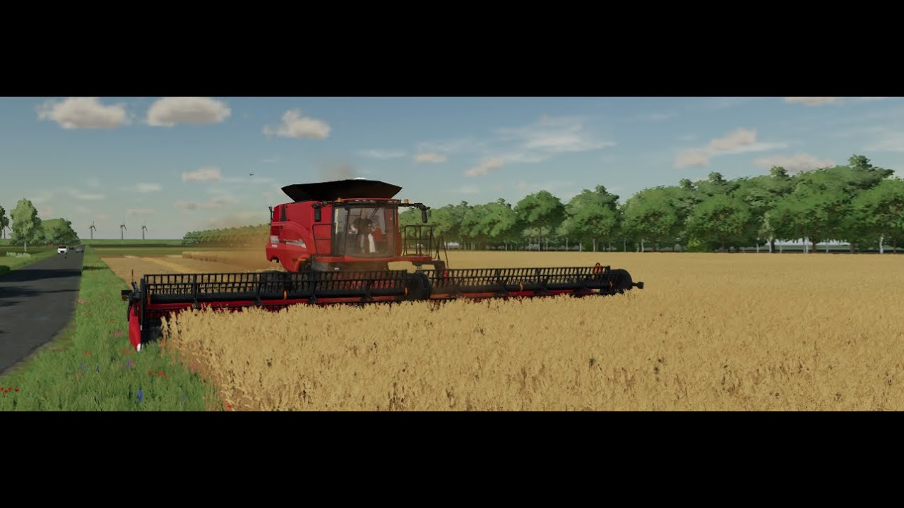 Farming Simulator 22 - Cutting Wheat in Iowa - YouTube