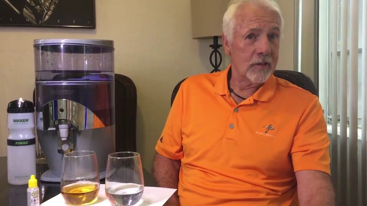 Demonstration showing the amazing benefits of Pimag Water Filter - YouTube