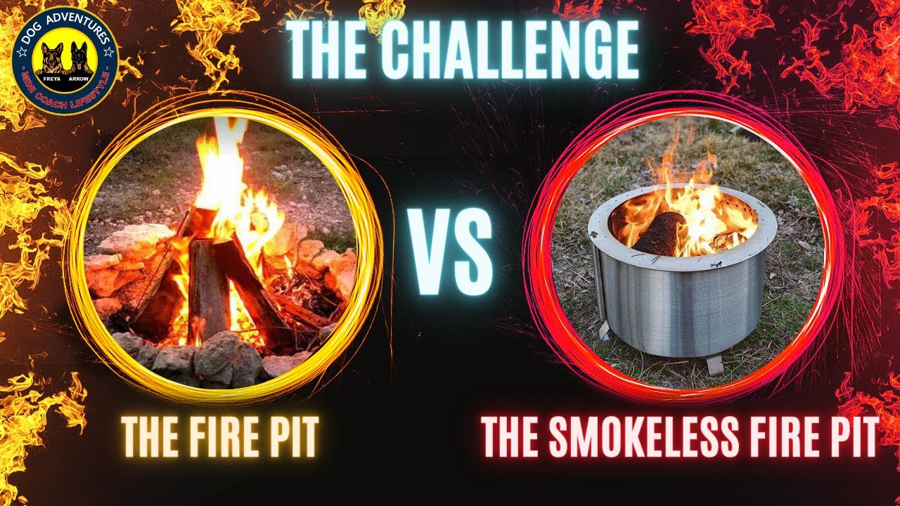 The Traditional Fire Pit Versus the Smokeless Fire Pit - YouTube