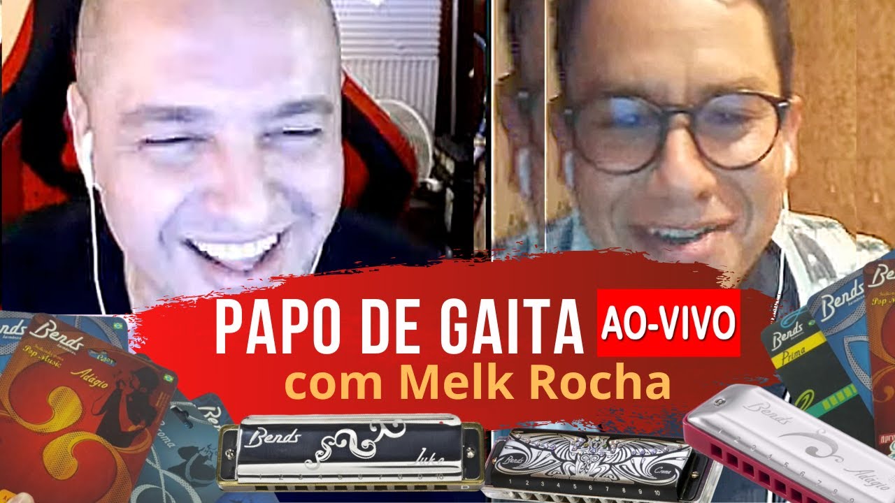 Papo de Gaita Ao Vivo com Melk Rocha (criador das Gaitas Bends no ...