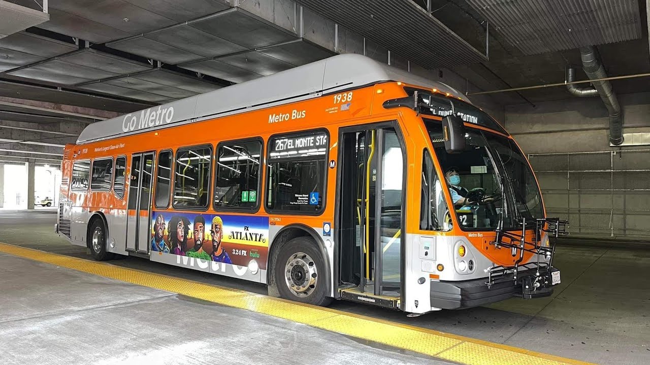 LACMTA 2021 ENC Axess BRT CNG #1938 - YouTube