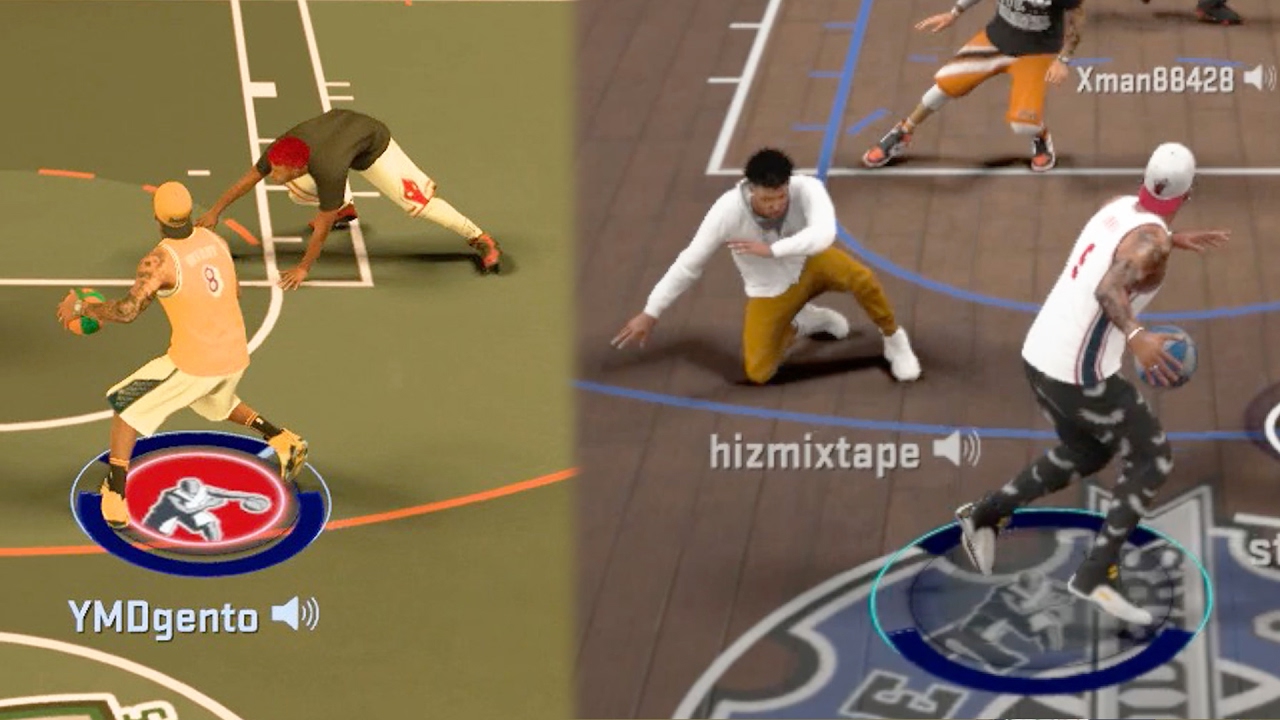 NBA 2k17 MyPARK - Back to Back Ankle Breakers with Worst Random Park ...