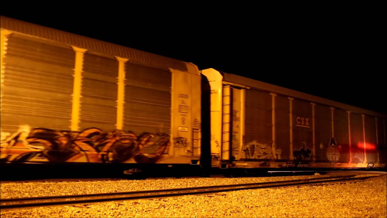 CSX Q235-20 with Ferromex SD70 ACe #4088 Leading - YouTube