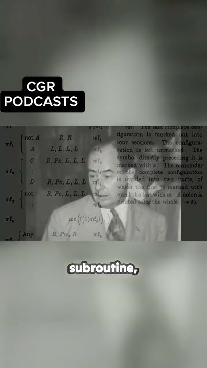 John Von Neumann and the Birth of Stored Program Computers - YouTube