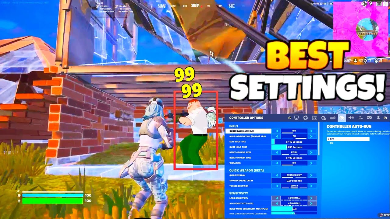 *UPDATED* BEST Controller Settings For Editing Faster + Aimbot Fortnite ...