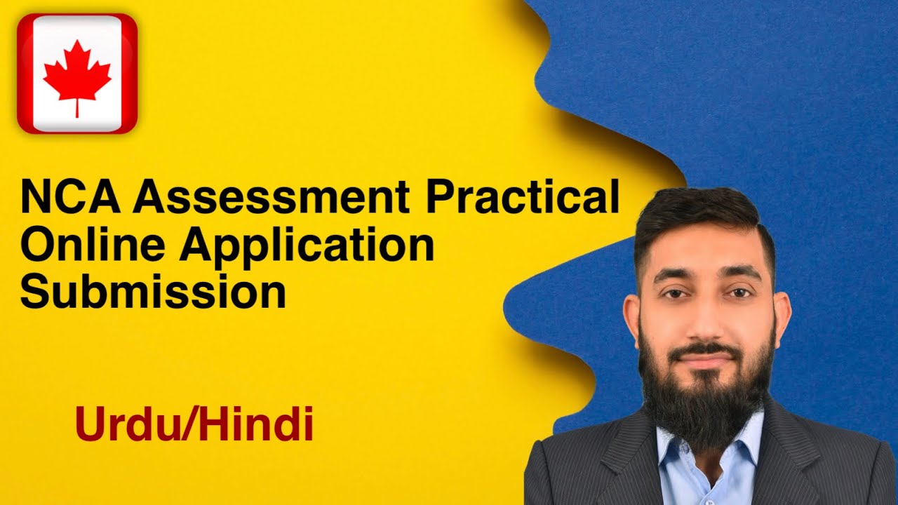 NCA Assessment Online Application Submission For Foreign Trained ...