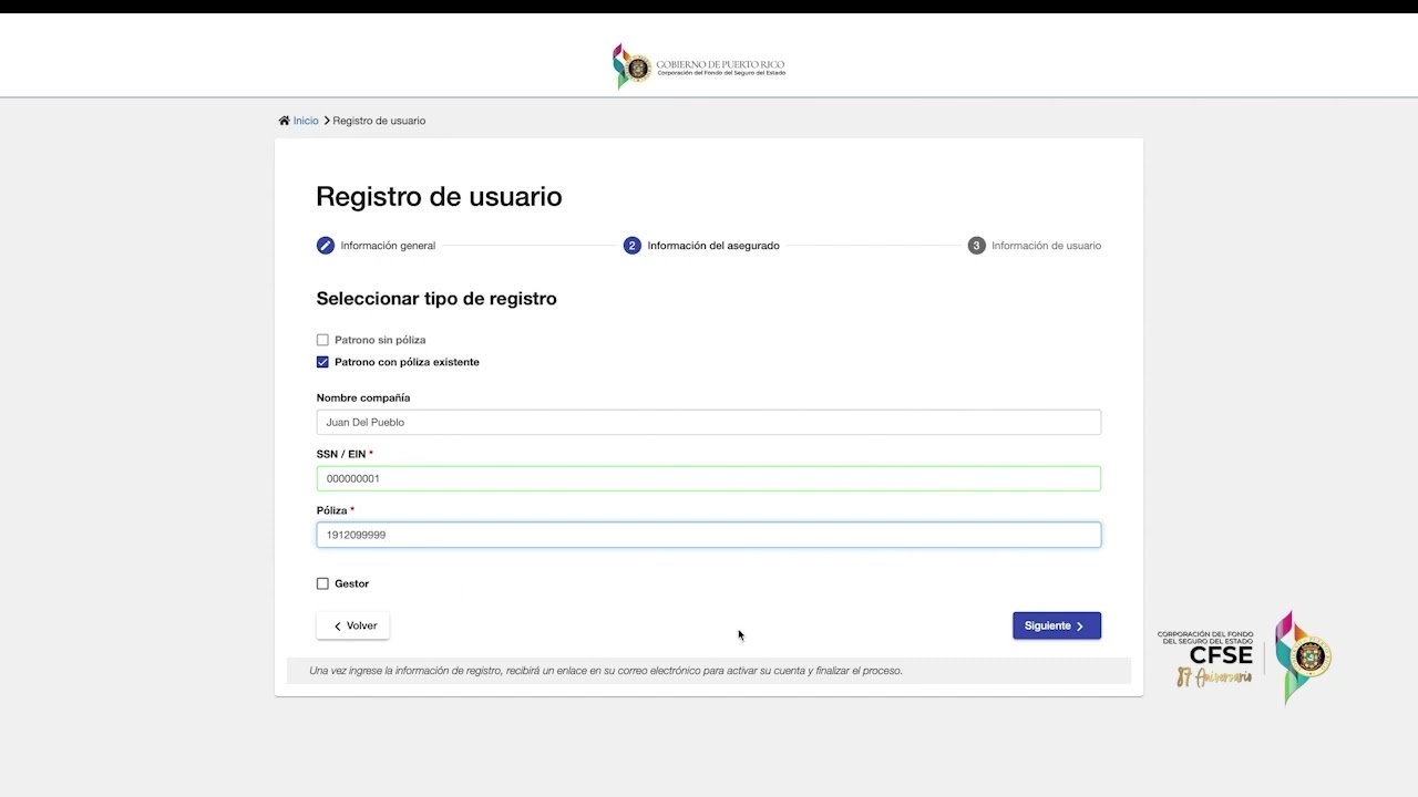 Registro Portal de Servicios - YouTube