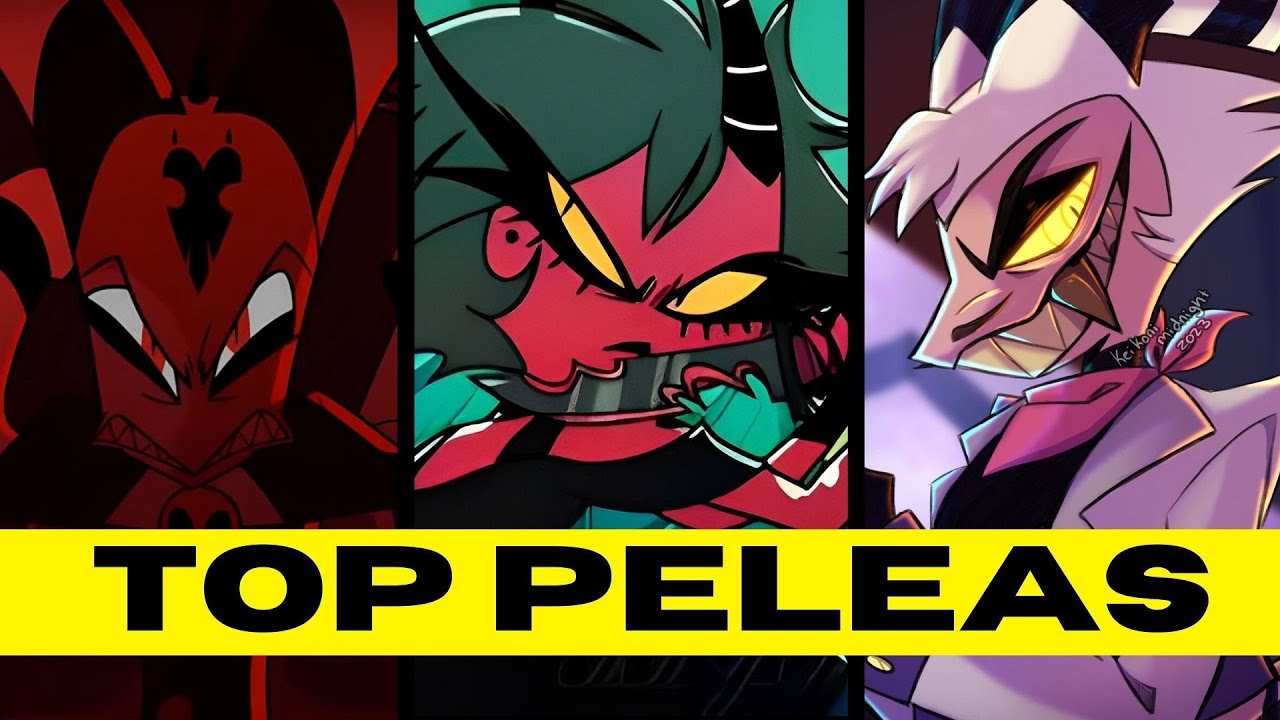 TOP 7: Mejores peleas de HELLUVA BOSS - YouTube