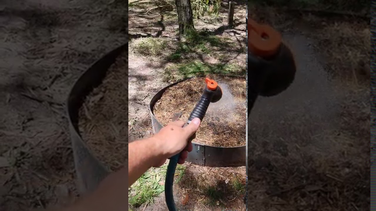 Watering Chicken Composting Ring - YouTube