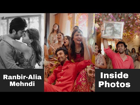 Ranbir-Alia Mehndi INSIDE PHOTOS | Too Cute | Too Romantic #Ranlia