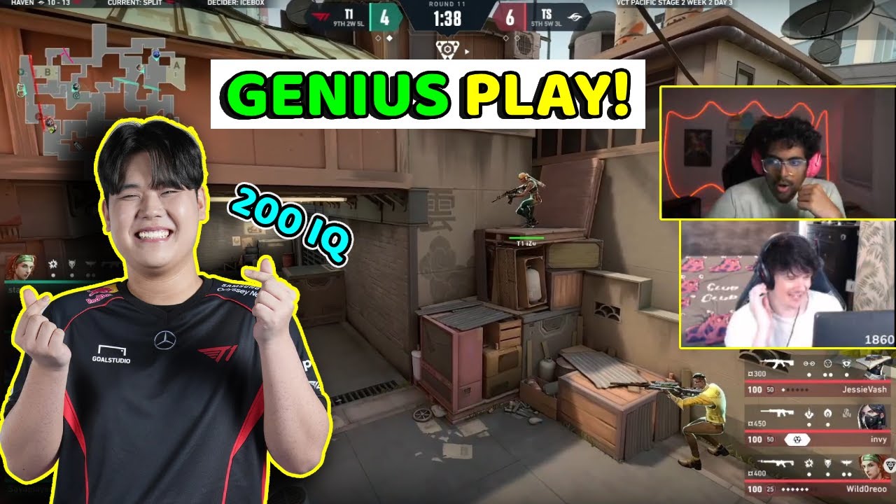 T1 iZu Insane ACE vs Team Secret | VCT Pacific Stage 2 | t1 vs ts - YouTube