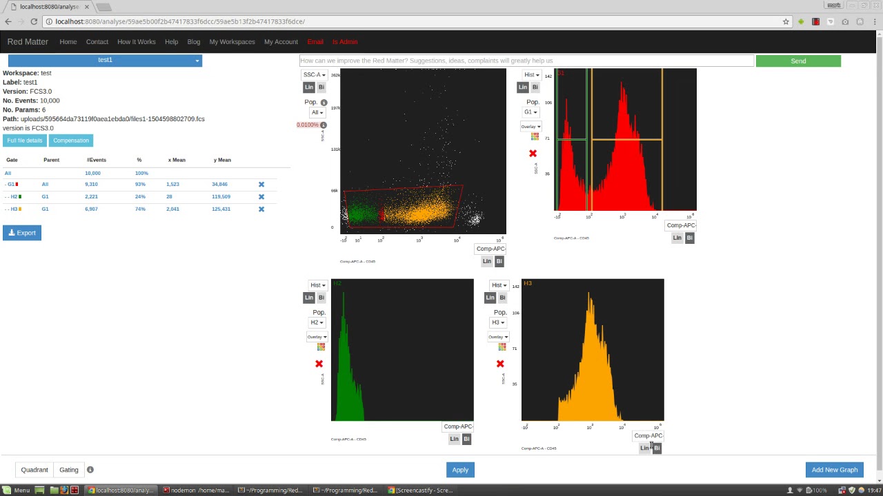 Red Matter - flow cytometry online app - YouTube