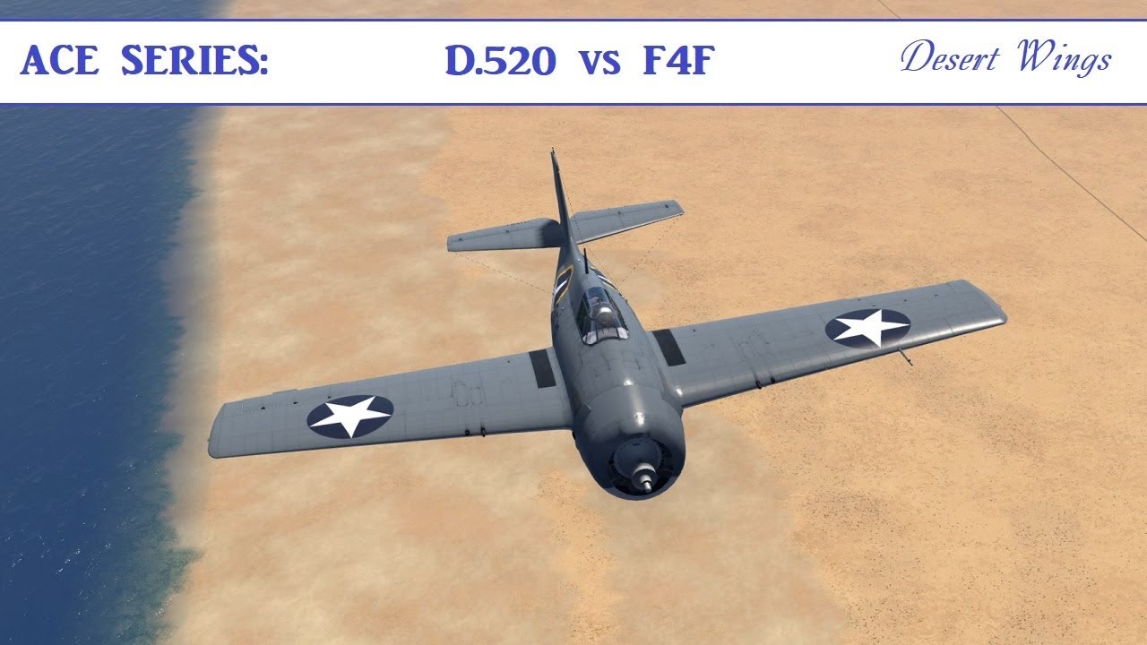 iL-2 CoD Desert Wings Ace Series: D.520 vs F4F in 4K UHD #4ktv - YouTube